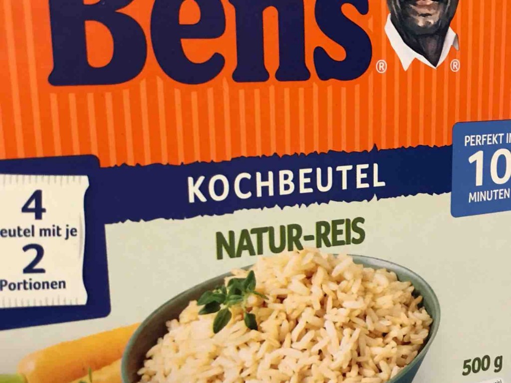 Uncle Ben's, Natur Reis in Beutel, gekocht Kalorien - Reisprodukte - Fddb