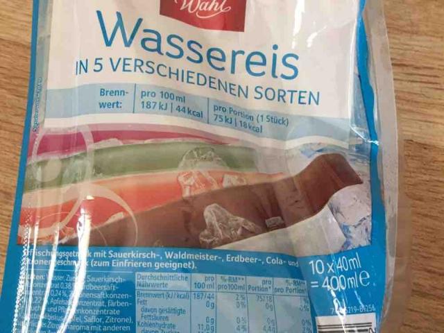 Fotos und Bilder von Neue Produkte, Wassereis in 5 verschiedenen Sorten ...