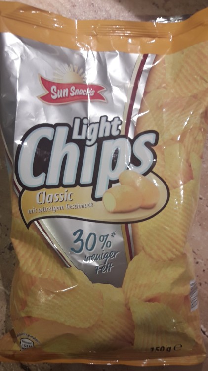 Sun Snacks, Light Chips, Classic Kalorien - Chips - Fddb