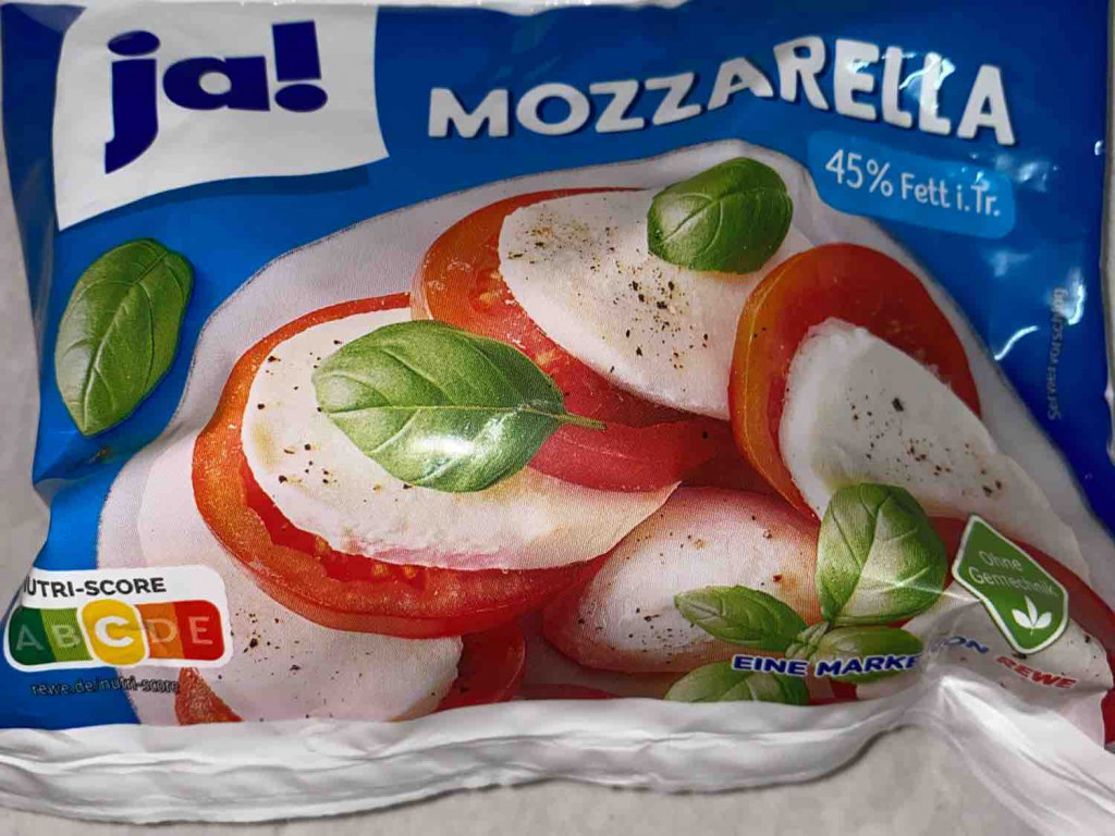 ja!, ja! Mozzarella, 45% Fett Kalorien - Neue Produkte - Fddb
