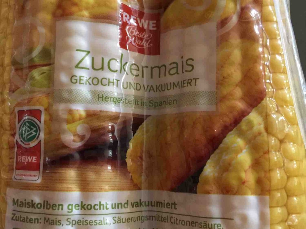 Rewe Beste Wahl, Zuckermais, gekocht und vakuumiert Kalorien - Gemüse ...
