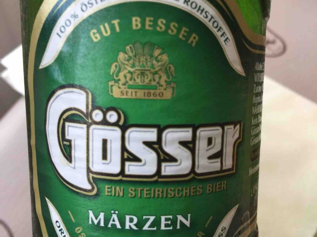 Gösser Brauerei, Bier Gösser 0,33L, Märzen Kalorien - Bier - Fddb