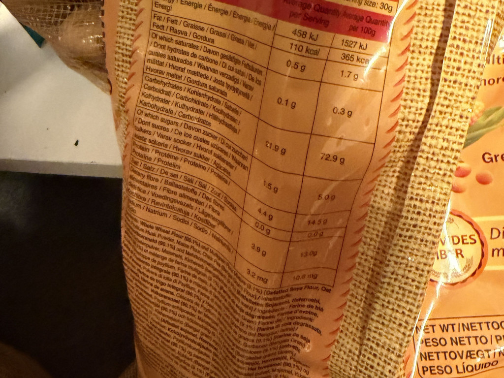 Ashirvad, Multigrain atta Calories - New products - Fddb