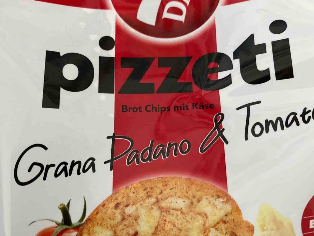 Diverse, 7Days pizzetti Grana Padano , Brotchips mit Kaese, Tomate u ...