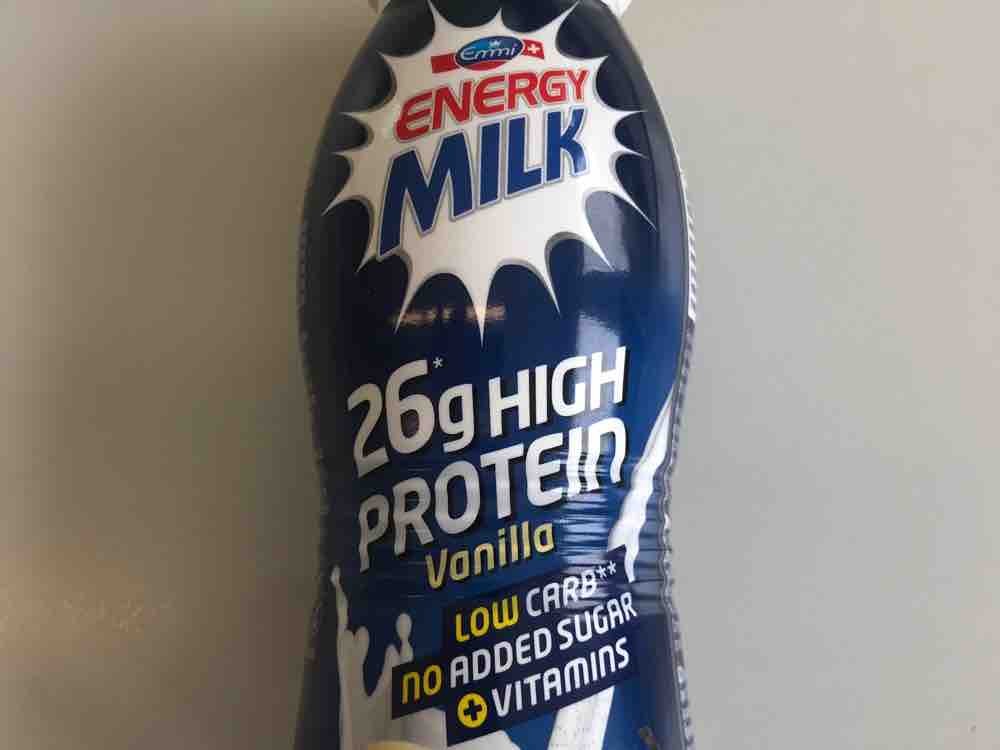 Emmi, Energy Milk High Protein, Vanilla Kalorien - Getränke - Fddb