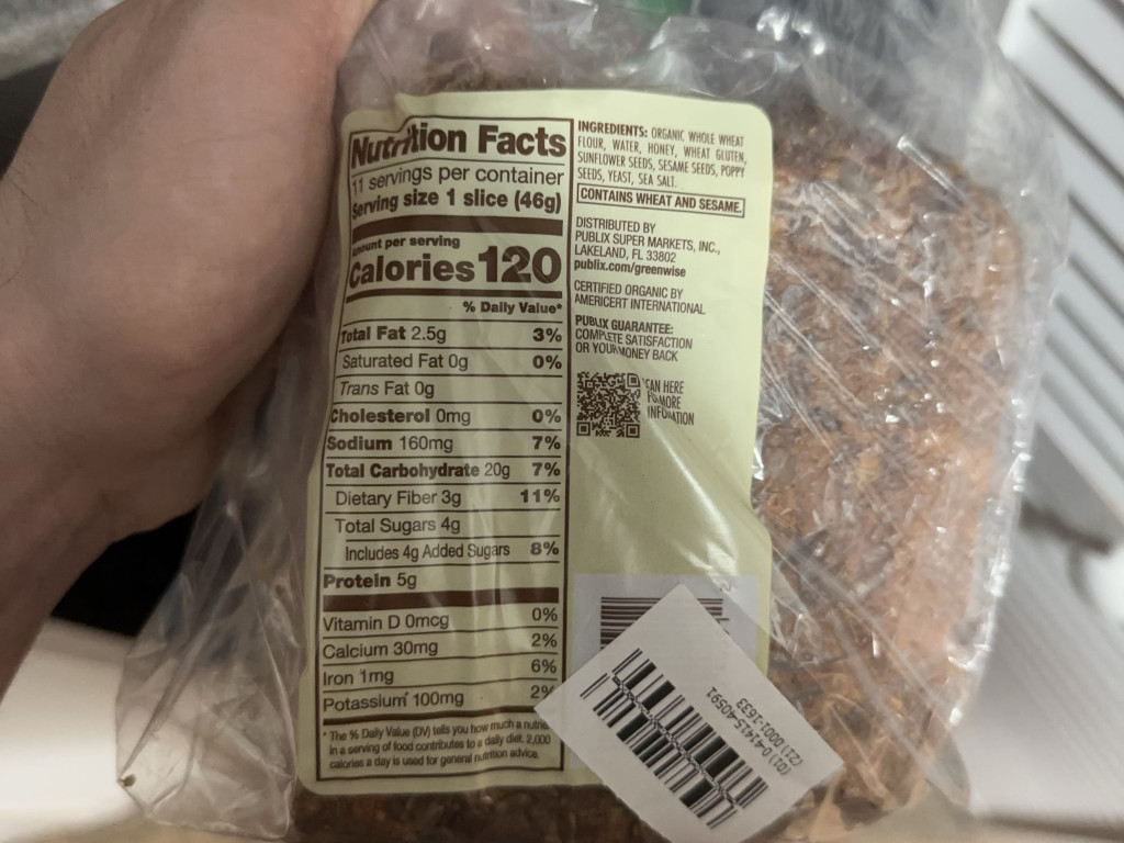 Selfmade, GreenWise Seefed Wheat Bread Calories - New products - Fddb