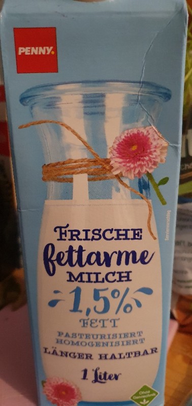 Penny, Frische fettarme Milch, 1,5% Fett Kalorien - Milch ...