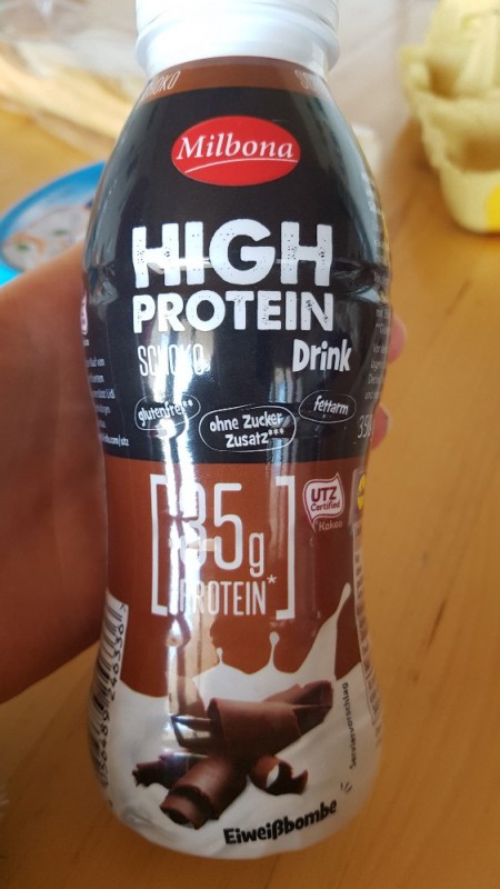 Milbona, High Protein Drink, Schoko Kalorien - Milchgetränke - Fddb