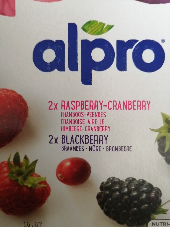 Alpro, alpro Himbeer-Cranberry Kalorien - Neue Produkte - Fddb