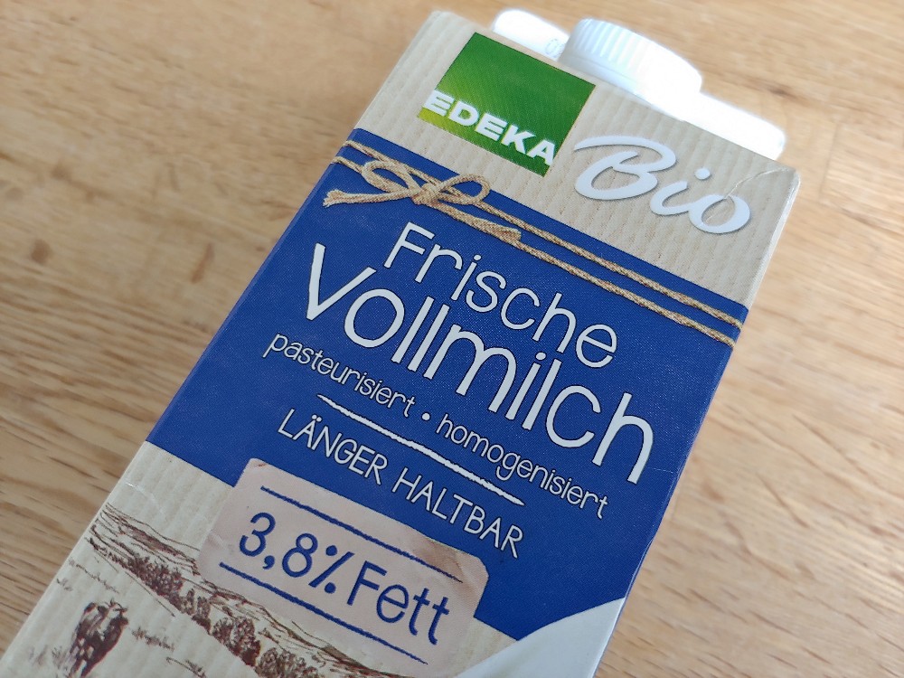 Edeka Bio, Bio Vollmilch Kalorien - Milch, Milcherzeugnisse - Fddb