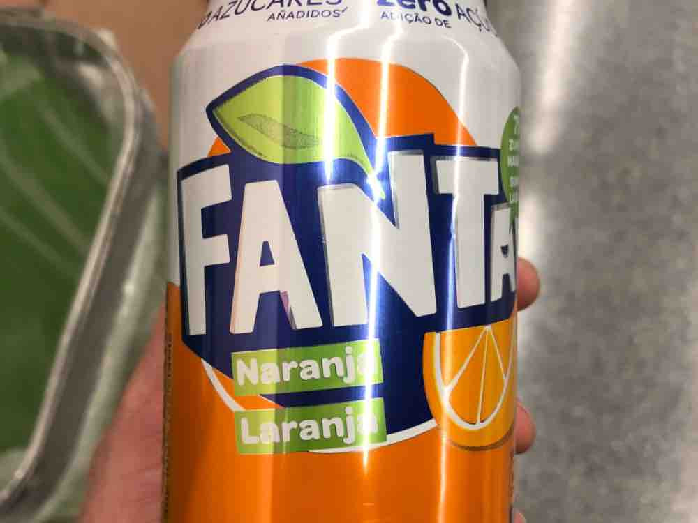 Coca-Cola, Fanta Naranja, zero acucares Kalorien - Neue Produkte - Fddb