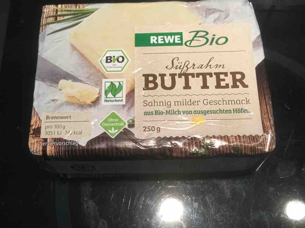Rewe Bio, Süßrahm Butter Kalorien - Bio - Fddb