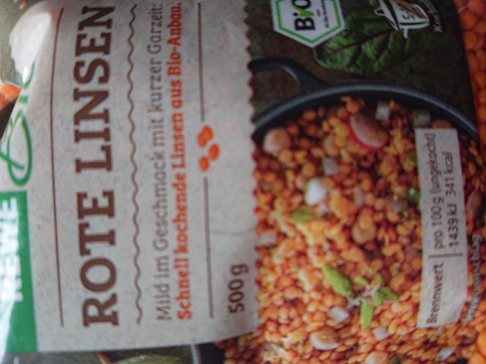 Rewe Bio, Rote Linsen Calories - New products - Fddb
