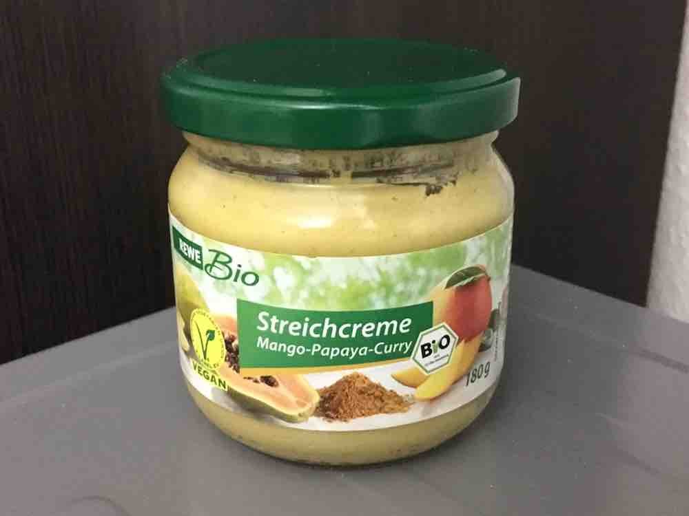 Rewe Bio, Streichcreme, Mango-Papaya-Curry Kalorien - Neue Produkte - Fddb