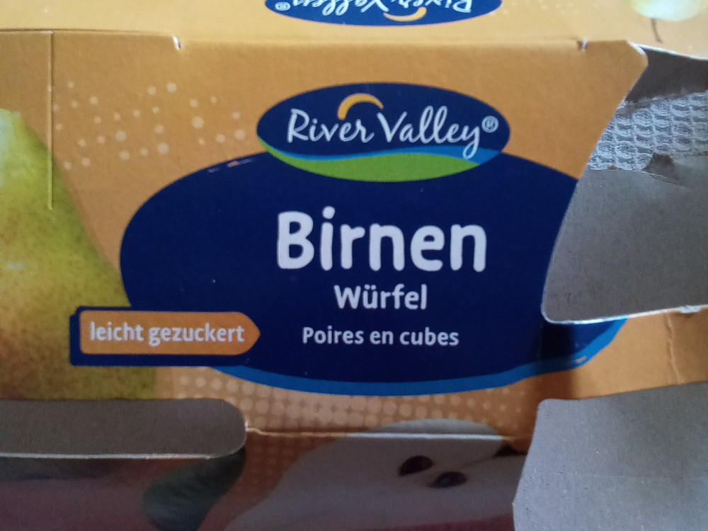 River Valley, Birnen Würfel, leicht gezuckert Kalorien - Neue Produkte ...