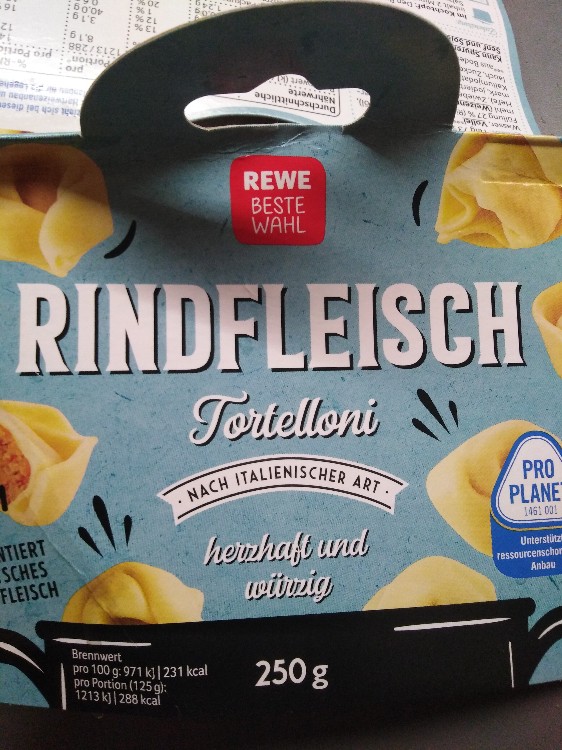 Rewe Beste Wahl, Rindfleisch Tortellini Kalorien - Neue Produkte - Fddb