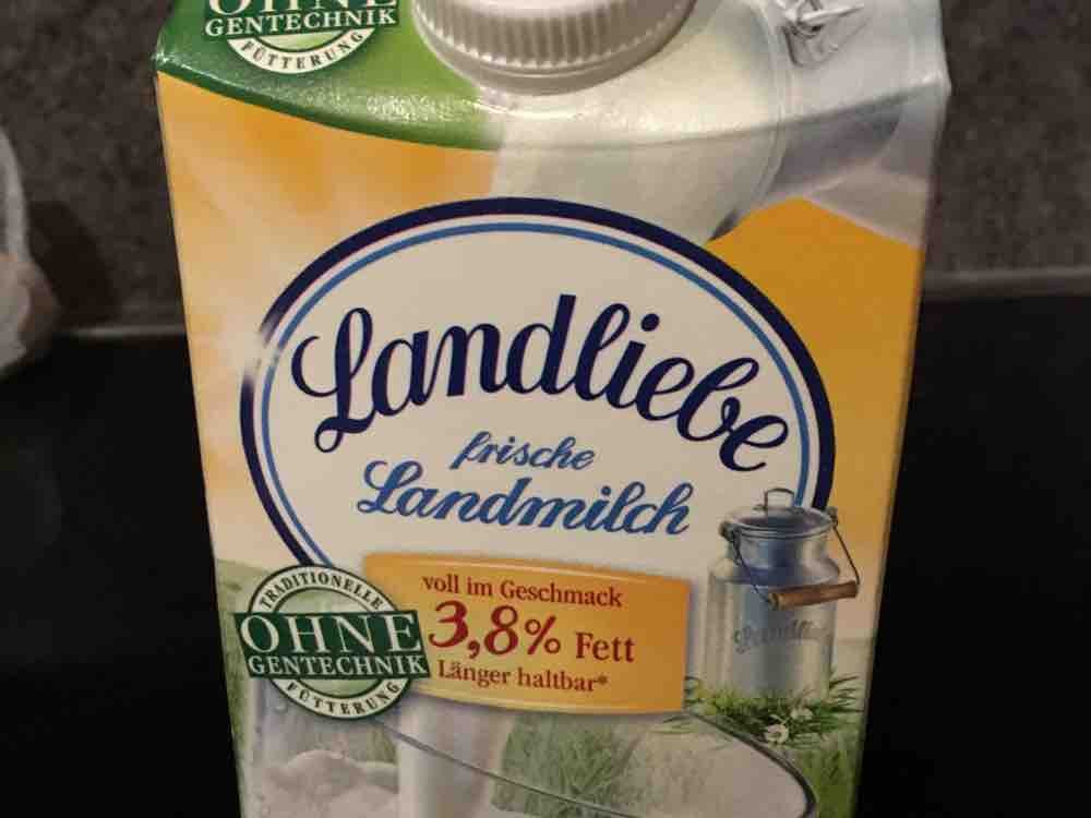 Landliebe, Landliebe frische Milch , 3,8% Kalorien - Neue Produkte - Fddb
