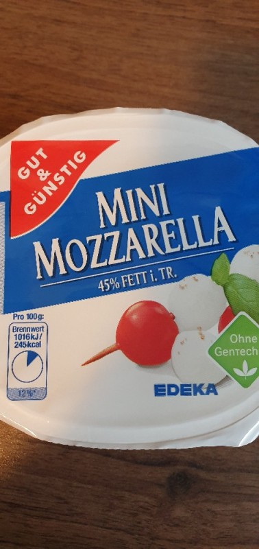 Edeka, Mini Mozzarella Kalorien - Neue Produkte - Fddb