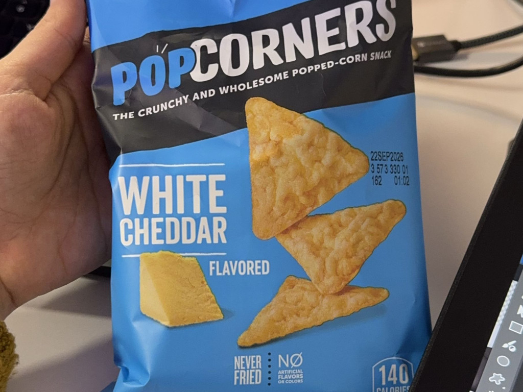BFY Brands, PopCorners, White Cheddar Calories - New products - Fddb