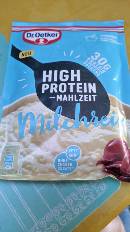 Dr. Oetker, High Protein Mahlzeit Milchreis, 104g Trockenprodukt ...