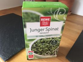 Rewe Beste Wahl, Junger Spinat , gehackt Kalorien - Neue Produkte - Fddb